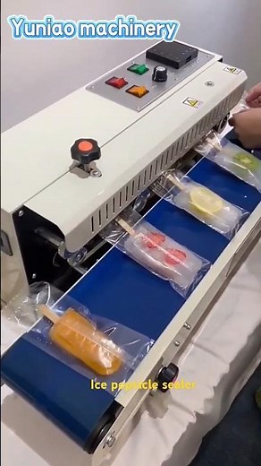 popsicle packaging machine easy to operate small auto sealer packing machine for food products