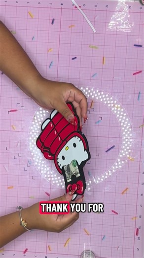 Lucia O. | Crafting Specialist | Crabby Creations8 on Instagram: "I made this Hello Kitty SVG and brought it to life with some cardstock from @printworksdiy ✂️🎀 If you’re curious, the cardstock I used is linked in my bio under Amazon → PrintWorks folder. Code CRAFTPACK20 to save on qualifying items. #diy #christmas #hellokitty #hellokittychristmas #cricut"