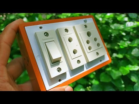 5pin and 2pin socket wiring | How to connect switch to 2 and 3 pin socket | Extension box wiring