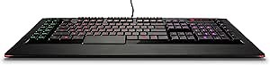 OMEN by HP Wired USB Gaming Keyboard with SteelSeries (Black/Red)
