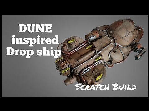Dune inspired scratch build tutorial. Made with stuff you have in your home. #scratchbuild