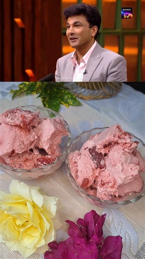 Strawberry ice cream loved by Vikas Khanna & Ranveer Brar! 🍓🍦 This MasterChef-worthy strawberry ice cream is pure indulgence! Made with fresh strawberries, rich cream, and a secret touch, this recipe was a hit with chefs like Vikas Khanna & Ranveer Brar! Credits @masterchefindiaofficial al @vikaskhannagroup up @ranveer.brar r ❤️ Follow @flavourswith_kiran for more amazing recipes #strawberry #icecream #masterchef #explorepage #recipe | Kiran Choudhary