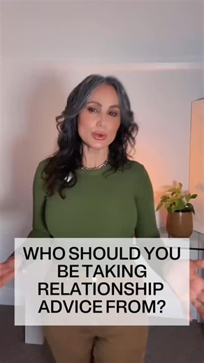 13K views · 247 reactions | We rarely question it, but should we? Most of us take relationship advice from the people closest to us, family, friends, coworkers. But are they the right ones to guide us? Let’s talk about who we should be listening to when it comes to love and connection and more importantly how we should be approaching their advice. #relationships #adviceforwomen #adviceformen #psychologyfacts #relationshipsadvice | Liz Rose | Facebook