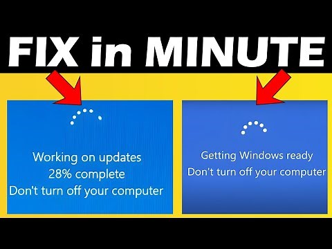 How to Fix Working on Updates, Don’t Turn Off Your Computer | Easy Solutions (2025)