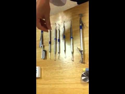 DA21 amalgam tray set up