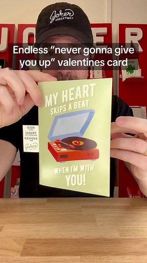 Endless ‘Never Gonna Give You Up’ Valentine’s Card