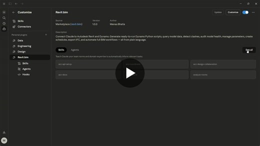 #claudeplugins #claudeskills #claudeai #anthropic #bim #revit #dynamo #aec #architecture #opensource #mcp | Manas Bhatia