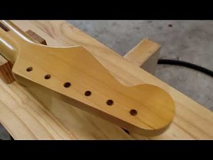 Applying Nitrocellulose Lacquer Finish to Allparts Neck