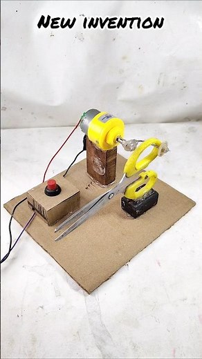 "Paper Cutting Machine with DC Motor – Full Mechanism & Demo!"