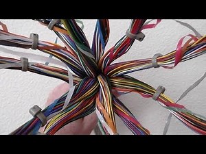 Colour coding of 100 pair copper cable
