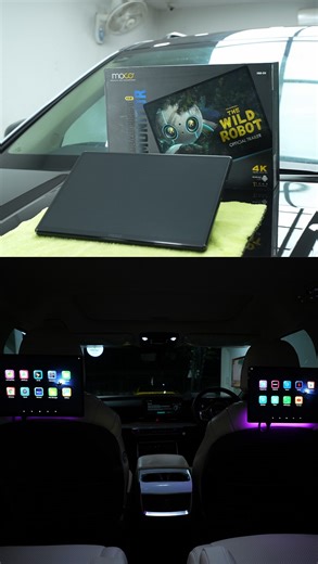 Autobahn Vizag on Instagram: "Kia Carnival just got a luxe upgrade! Dual 13.3” 4K Android headrest screens with full Google Play access, Netflix-ready streaming, and split-screen multitasking. No more ‘Are we there yet?’—kids glued to their own entertainment zones! Quad-core processor, 4GB RAM, Bluetooth headphones sync, and easy HDMI inputs for consoles. Book your Carnival mod today! #KiaCarnival #RearEntertainment #4KHeadrestMonitors #CarAudiovizag #AndroidCarScreens Contact us ☎️9849442999"