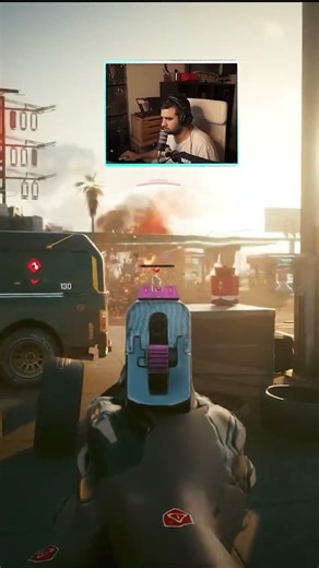 🌃 A tiro limpio frente a la gasolinera donde esconden a Hellman #cyberpunk2077 #txarley #shorts