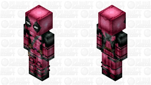 (Pink) Deadpool: Deadpool 2 (Wade Wilson: Marvel Entertainment: 2018) Minecraft Skin