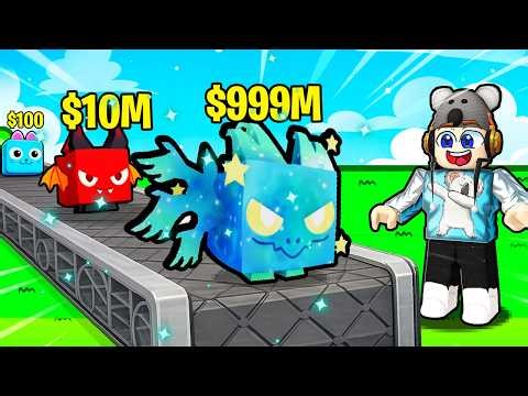 I Went From Broke to BILLIONAIRE in Roblox Pet Factory