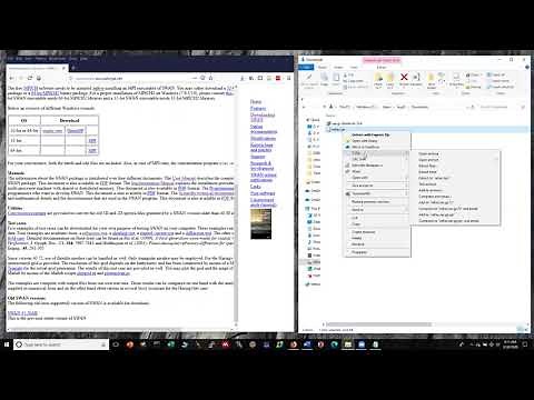 How to install SWAN software to simulate wind waves on Windows
