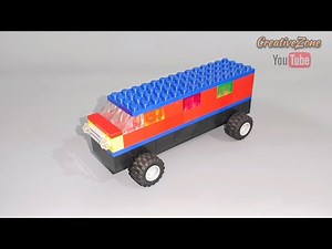 How To Build LEGO Bus Vehicle 🚌| Building Blocks Instructions | Diy #lego #bus #satisfying #diy