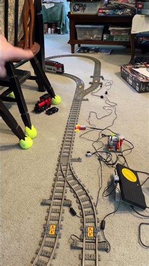 #lego 9v #trains Reversing Loop with WeDo 1.0