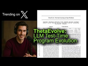 ThetaEvolve: LLM Test-Time Program Evolution