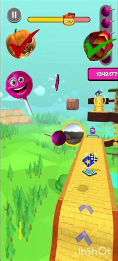 Only Collect Skip It Token By Using Two Sets Of Balls #goingballs #ballgame #goingballs #4kgameplay