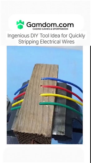 Trending reel on Instagram: "explainingnothinng Stripping long runs of electrical wire with standard handheld strippers can be slow and physically taxing on the hands. This is the Leveraged Blade-Gap Technique, an ingenious DIY tool modification that transforms a standard pair of pliers or a scrap piece of wood and a utility blade into a high-speed, "industrial-style" stripping station. The critical step is the fixed-depth aperture. By securing a utility blade to a solid surface (like a workbenc