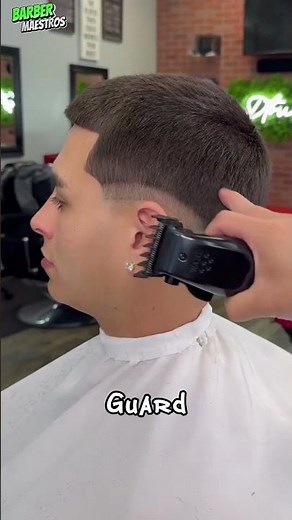 Low Drop Fade With Buzzcut.