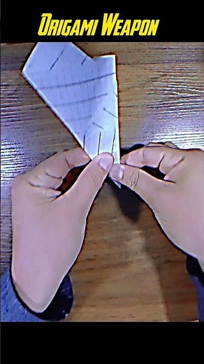 Learn to Make an Origami Weapon! ⚔️ #origamiweapon #papercrafts