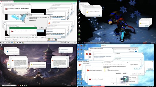 Windows10 crazy error x4