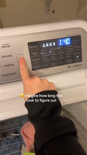 Still Nest on Instagram: "Why do I need a PhD to operate my washing machine? 🎓😩 I’ve had this thing for 2 years and I just figured out what this button actually does. Appliances are getting way too smart for me! #adulting #laundryday #techstruggles #lgwasher #relatable #momlife"