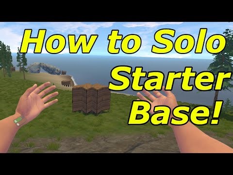 How to Solo Starter Base | Strayed | Rust Vr