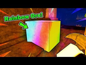 I Fought Mobs to Get RARE Rainbow Ore!! In Miners Quest..