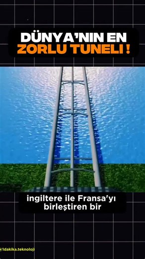 1 DAKİKA’DA TEKNOLOJİ on Instagram: "🎥 Dünyanın En Zorlu Tüneli: Manş Tüneli 🚆🌊 Manş Tüneli, İngiltere ile Fransa’yı denizin altından birbirine bağlayan ve mühendisliğin sınırlarını zorlayan eşsiz bir yapıdır. 🌍⚙️ Yaklaşık 50 km uzunluğundaki bu tünelin büyük bölümü deniz tabanının altından geçer ve yıllar süren titiz kazı çalışmalarıyla inşa edilmiştir. 🛠️ Neden Bu Kadar Zor? • Deniz altı basıncı 🌊 • Farklı jeolojik katmanlar 🪨 • Milimetrik hizalama gereksinimi 📐 • Sürekli su sızıntısı 