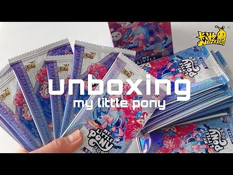 unboxing 18 packs of my little pony kayou cards