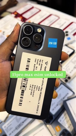 iPhone 15 pro max eSIM unlocked