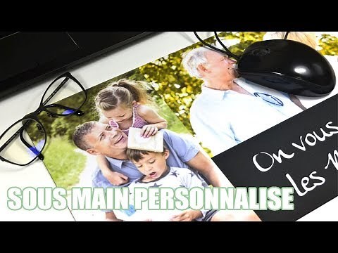 Sous main pour bureau personnalisé