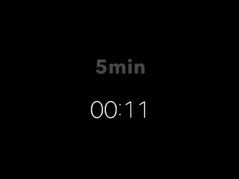 5minutes count up timer