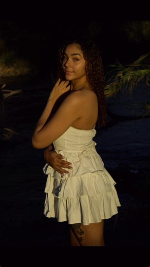 my first modeling shoot🩵📸 #fyp #modeling #newmodel #photoshoot