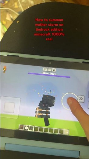 How to summon wither storm on minecraft bedrock edition 1000% real on switch android fire iphone