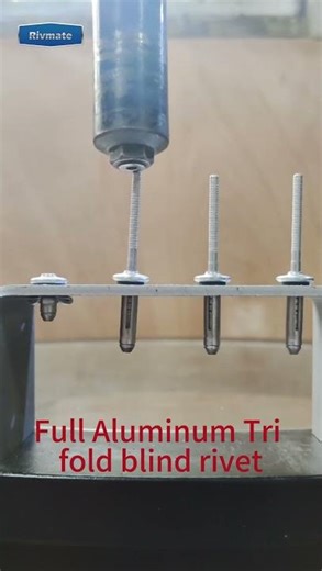 Rivmate waterproof rivet full aluminum tri fold rivet
