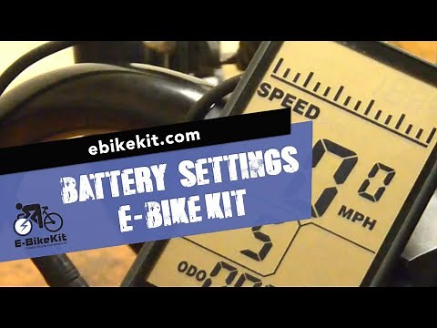 E-BikeKit | Overview of DIY Battery Meter Setting for a 2017 LCD with a Li-48v Setting.