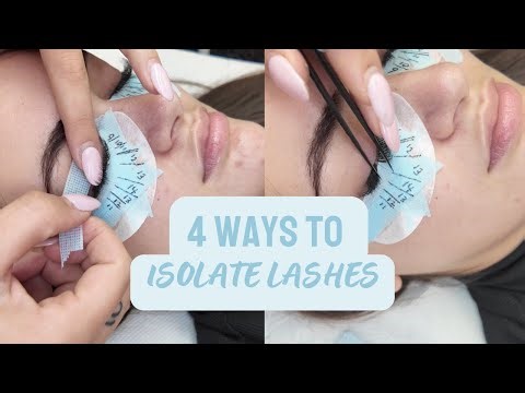 How to Isolate Lashes Faster | 4 Lash Isolation Techniques You NEED to Know