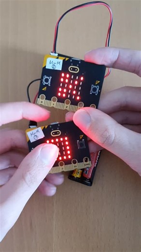 Mr Morrison on Instagram: "Today I have a @microbit_edu version of a very well known game - Rock Paper Scissors 🪨📃✂️. When you shake the micro:bit one of the symbols appears. Great fun 😃."
