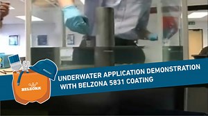 Underwater application demonstration with Belzona 5831 coating - Belzona Video Library