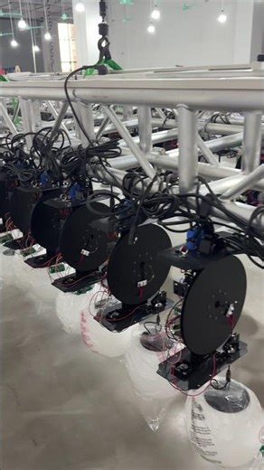 Testing for kinetic lights #stagelighting #lightingdesign #lighting