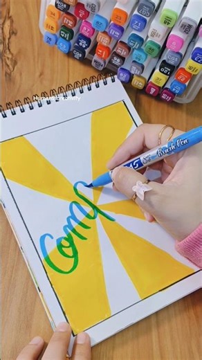 COMPUTER🌷 Front page ideas for project!#shorts #youtubeshorts #satisfying #art #artandcraft