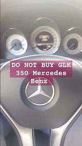 Mercedes Benz Glk 350 is a really bad car Pt 1