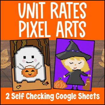 [Fall Thanksgiving] Unit Rates & Unit Pricing Digital Pixel Art Unit Price Rates