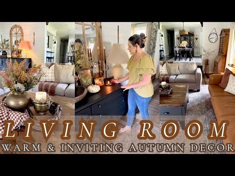 Cozy Cottage Fall Living Room Decorate With Me | Warm & Inviting Autumn Home Decor