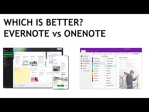 Which is better? Evernote vs OneNote