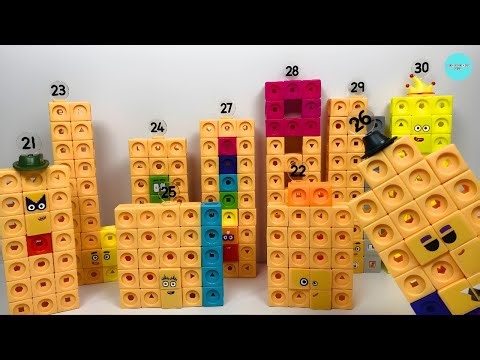 Let's Build Numberblocks 21 to 30 | Learn Counting & Math | Preschool Toddler Educational Video