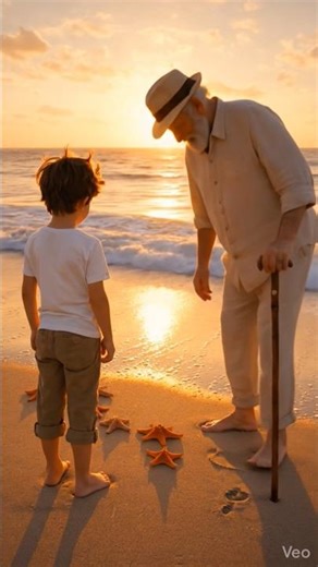 You Can't Save Them All? (The Starfish Story)⭐🌊 #Shorts